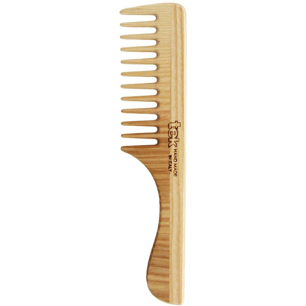 TEK Comb with Handle + Wide Teeth – Calia Natural
